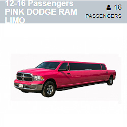 Get Rates (Pink Dodge Ram Limo)