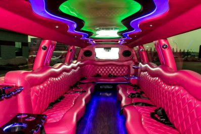 Pink Dodge Ram Limo (12-16 Passengers)