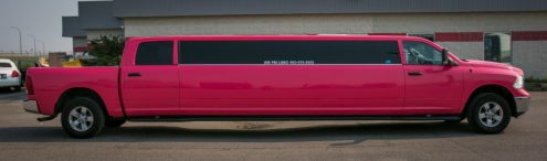 Pink Dodge Ram Limo (12-16 Passengers)