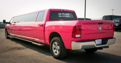 Pink Dodge Ram Limo: One-of-a-Kind Limousine | AMPM Limo