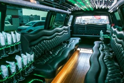 White Dodge Ram Limo: Unique Truck Limousine | AMPM Limo